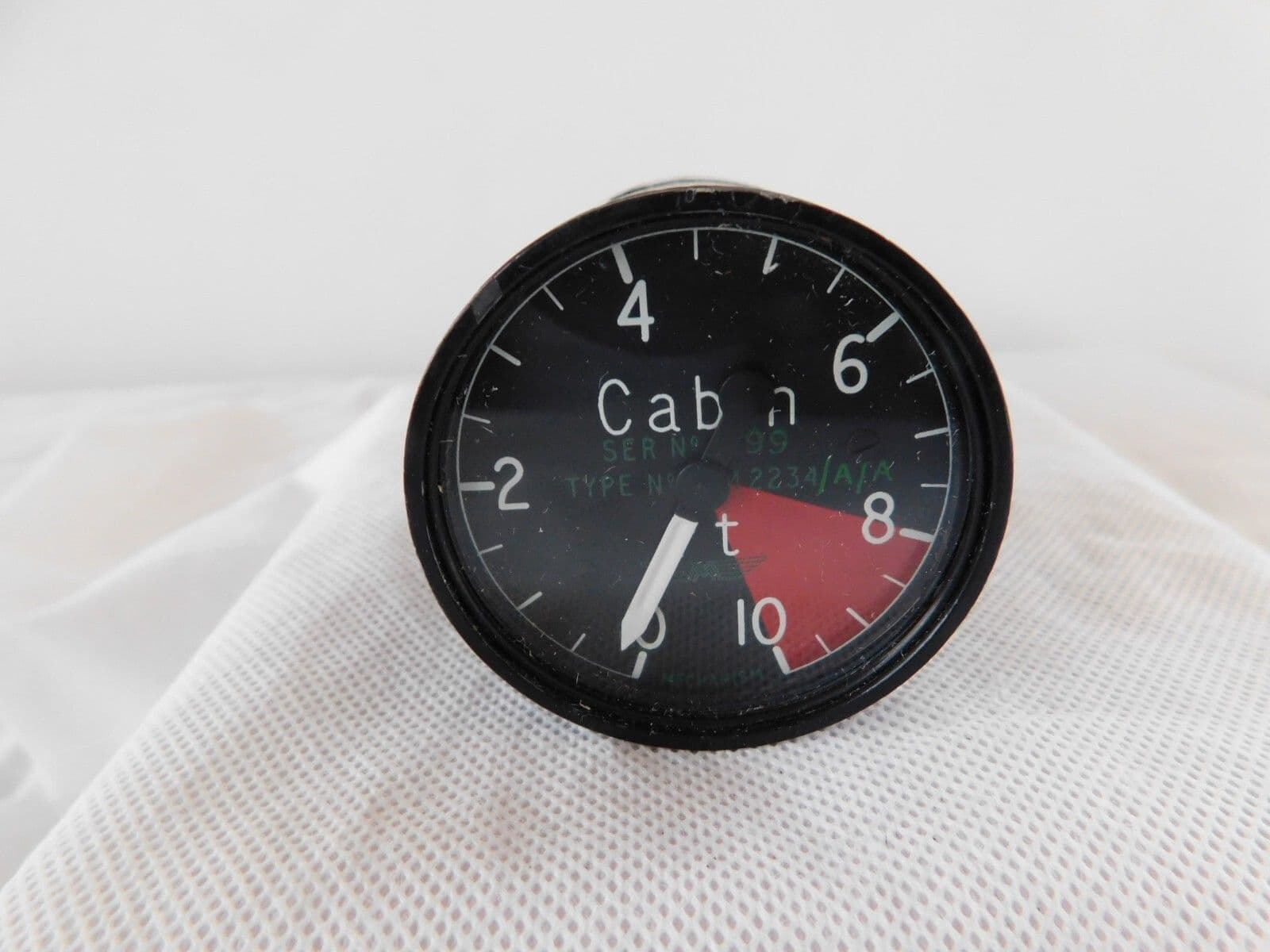 Ex RAF Aircraft Cabin Altimeter Type M2355 D5B