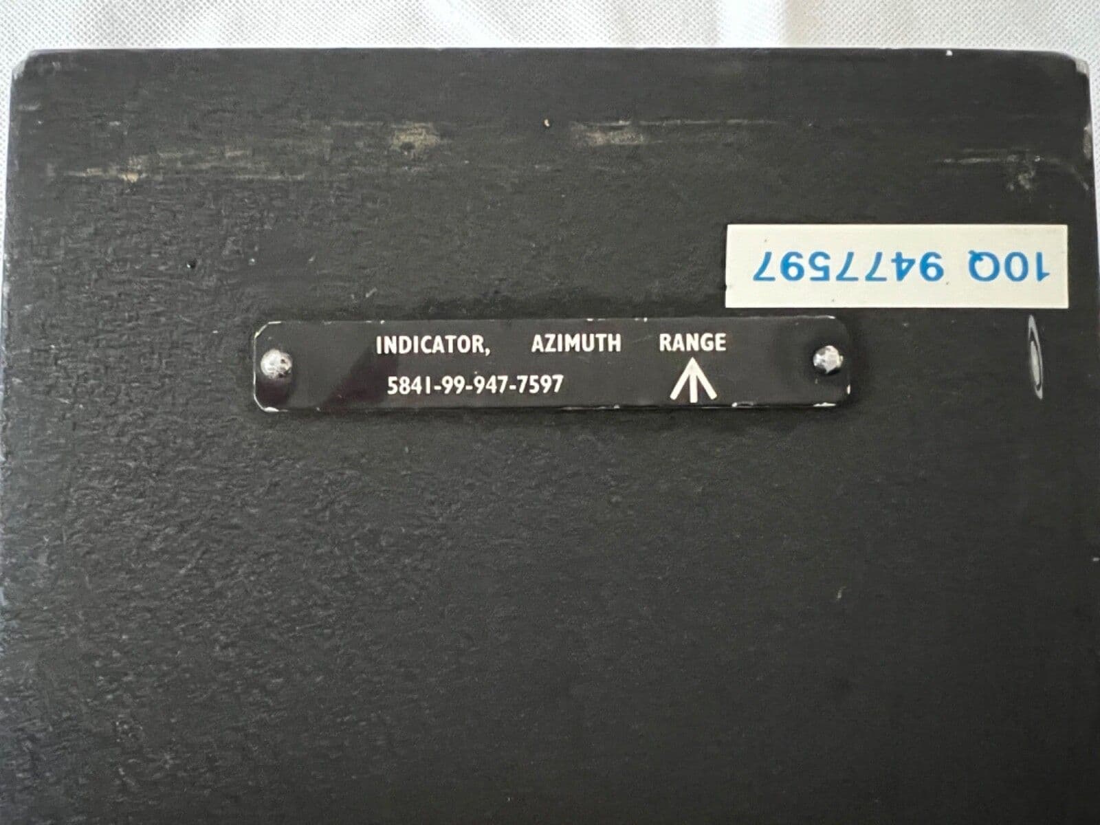 Ex RAF Aircraft Ekco Azimuth Range Indicator M2212A PL55