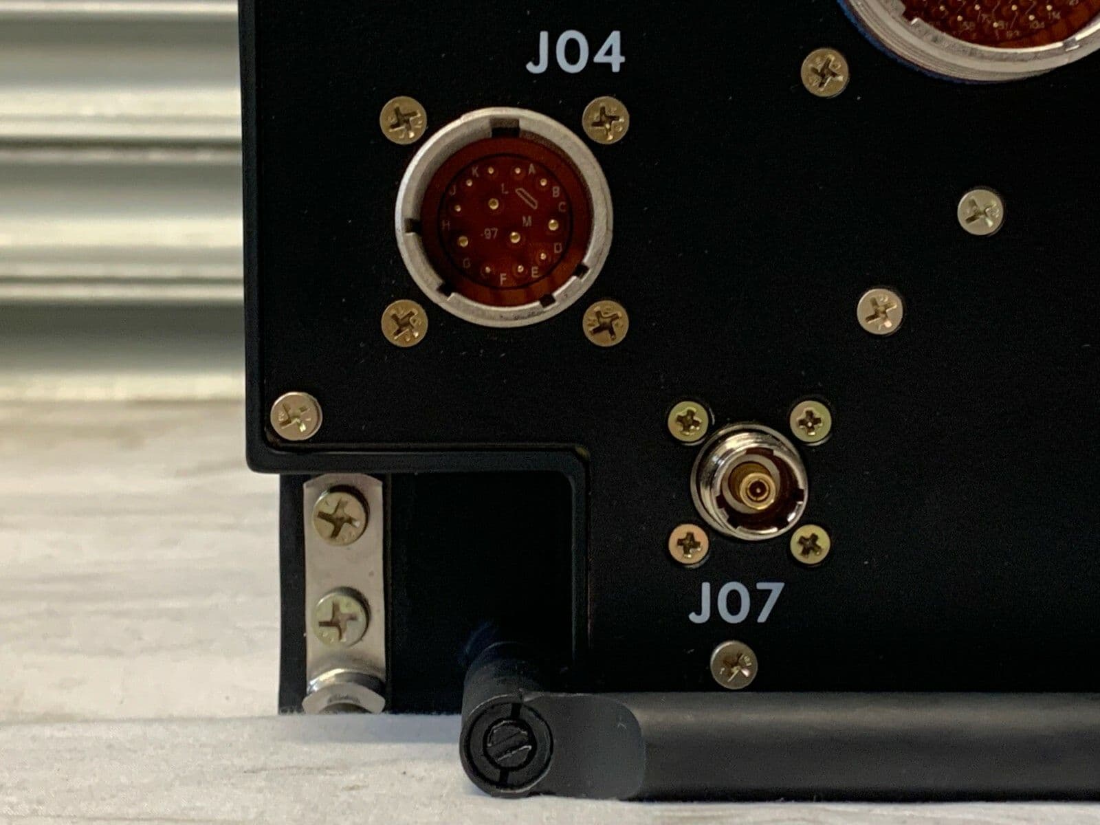 Ex RAF Aircraft Electronic Equipment Housing Assembly GR383E