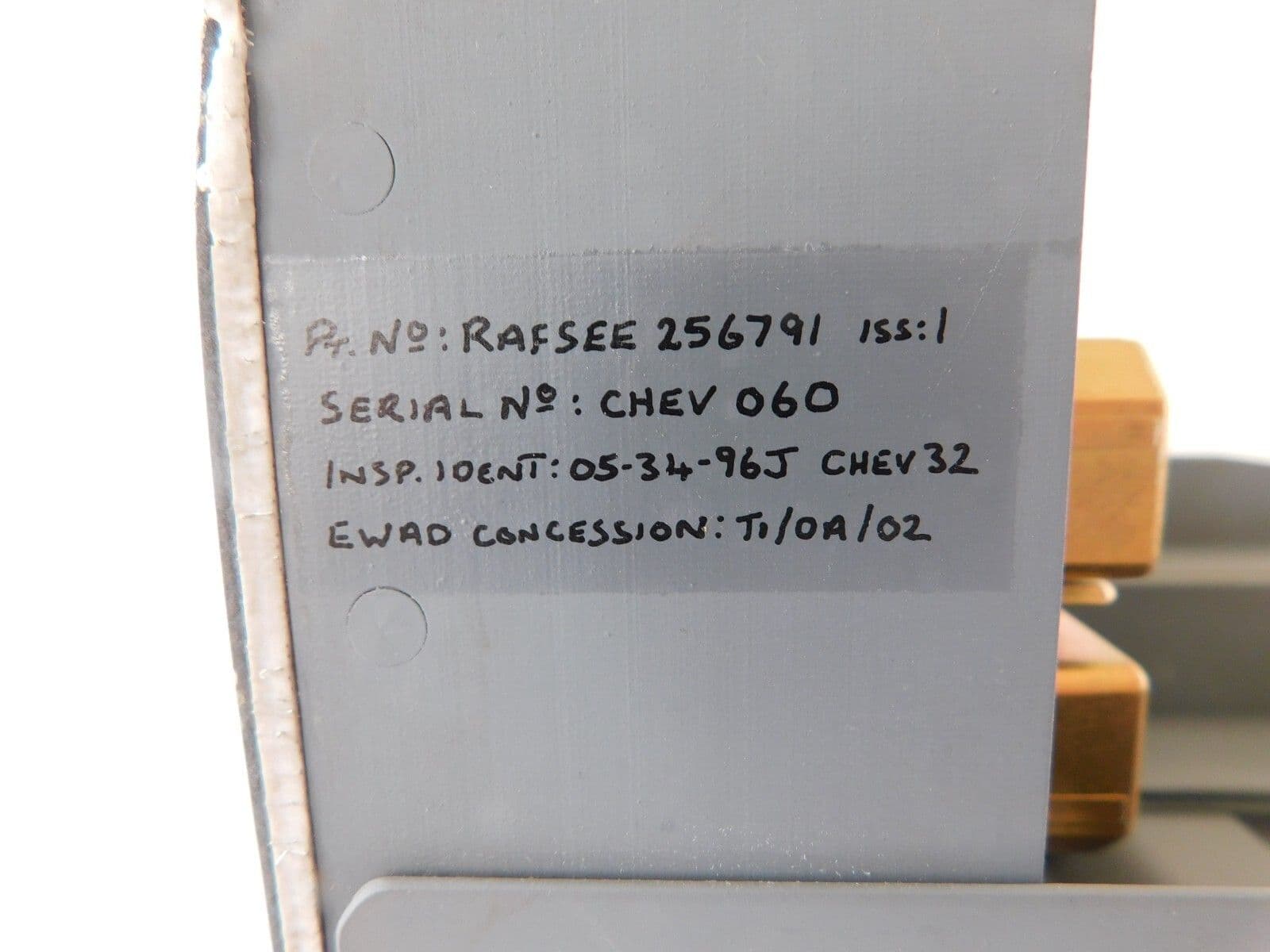 Ex RAF Aircraft Equipment Dual Mounting Tray With Connectors PL53