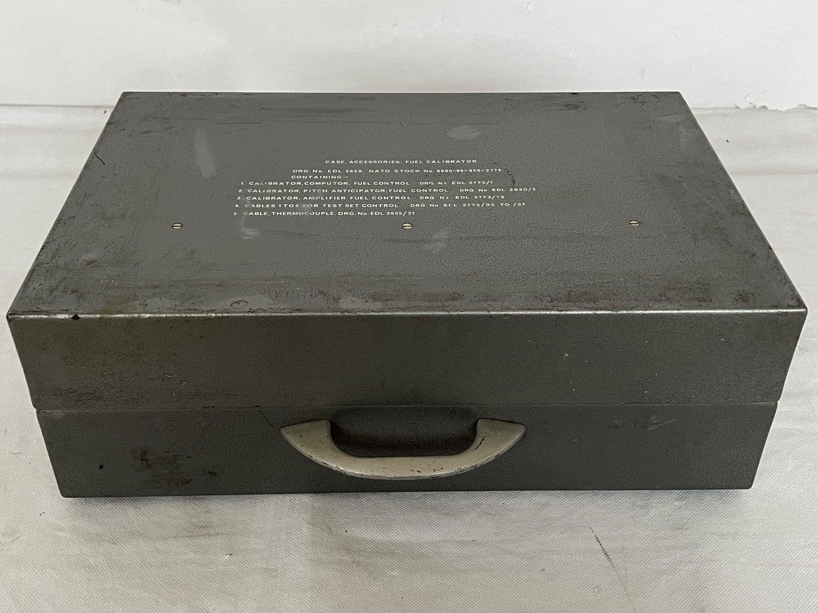 Ex RAF Aircraft Fuel Calibrator With Accessories Kit in Case EDL 2659 D6D
