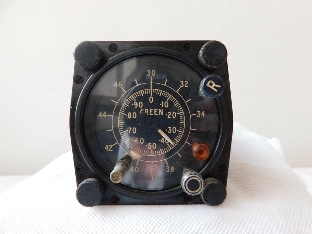 Ex RAF Aircraft Green Decometer Type 274-ZF 1R7A