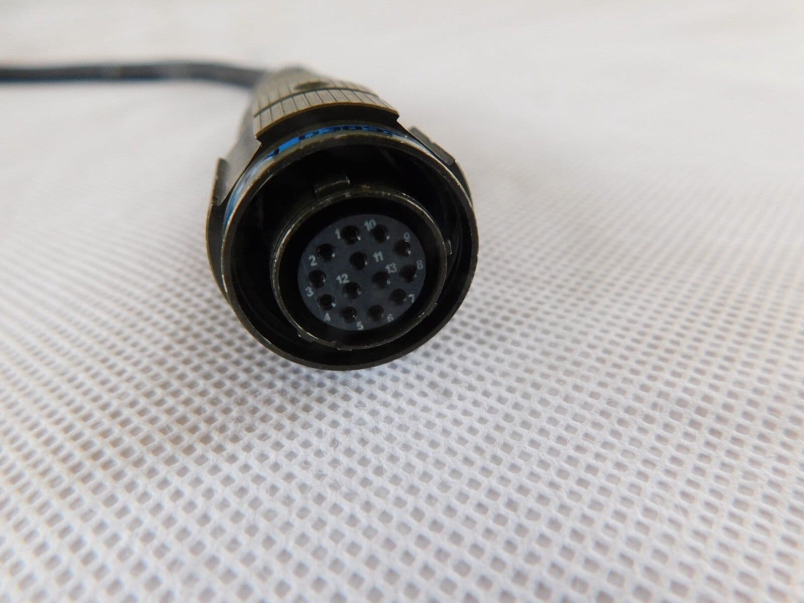 Ex RAF Aircraft Headset Intercom Lead To 13 Pin Connector D5C