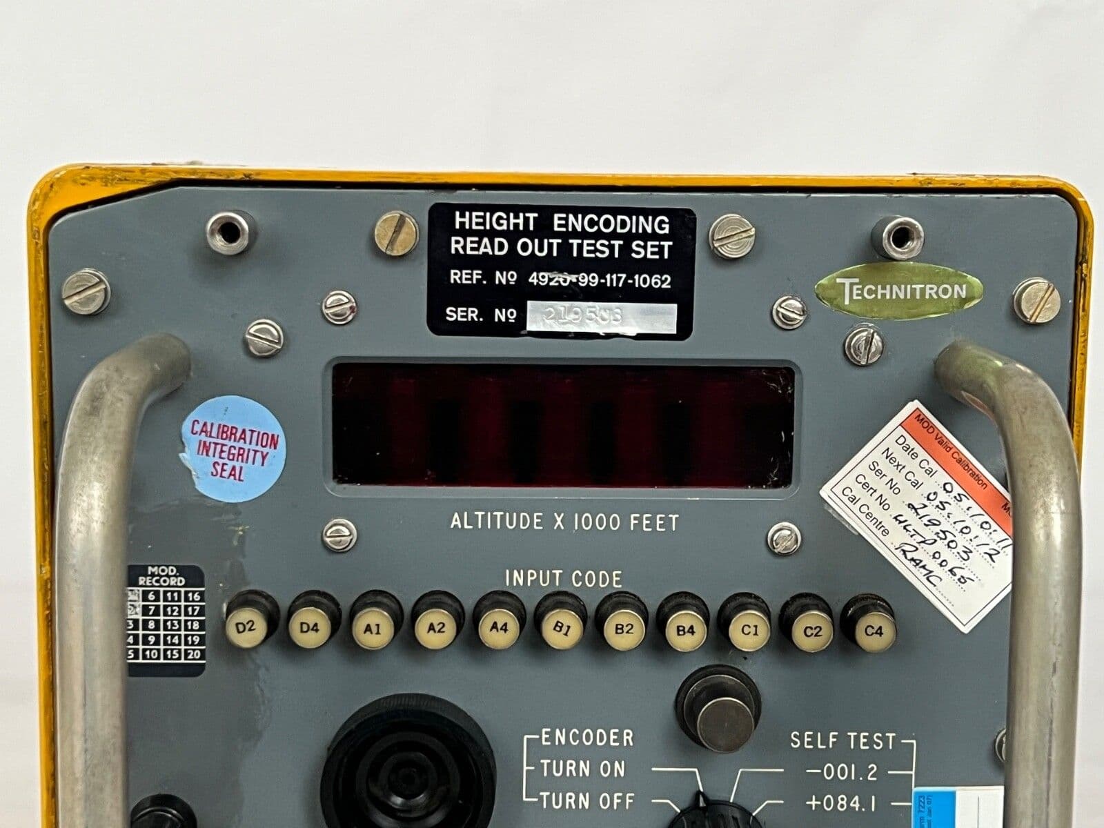 Ex RAF Aircraft Height Encoding Read Out Test Set 4920-99-117-1062 D5E