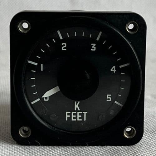 Ex RAF Aircraft Height Indicator Meter 0-5000 Sangamo Weston Ltd 1R8C