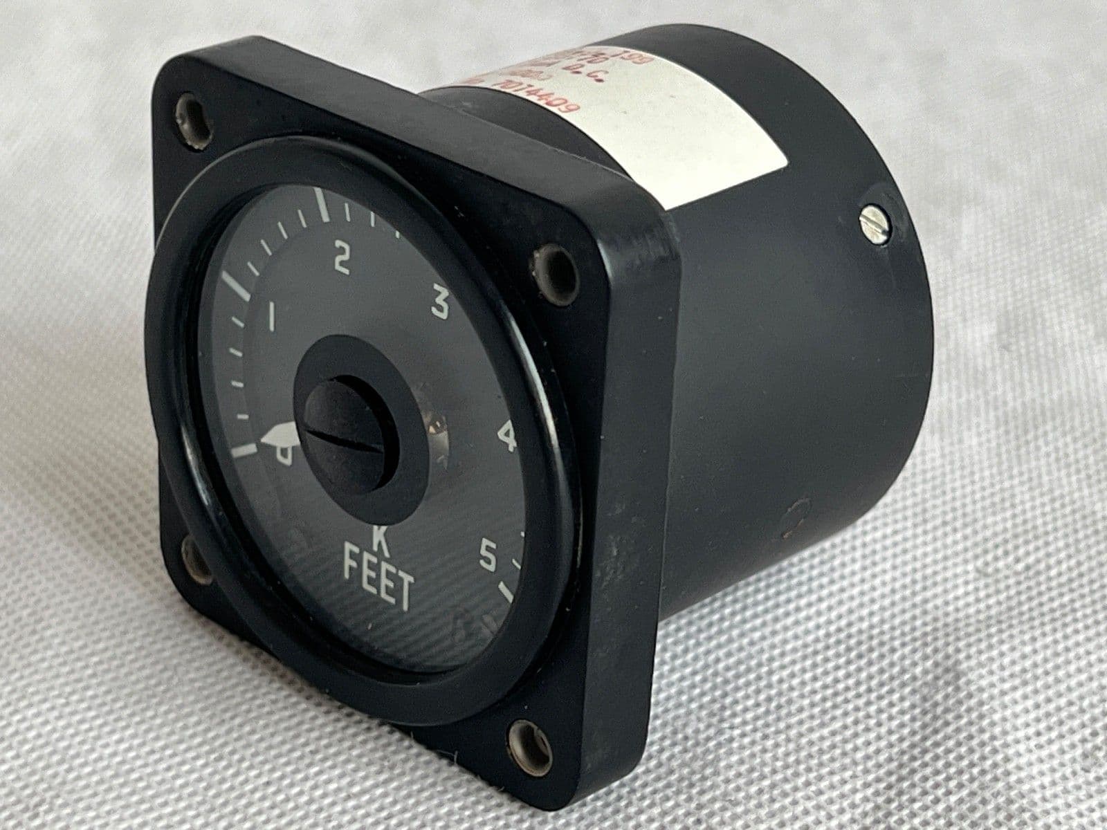 Ex RAF Aircraft Height Indicator Meter 0-5000 Sangamo Weston Ltd 1R8C