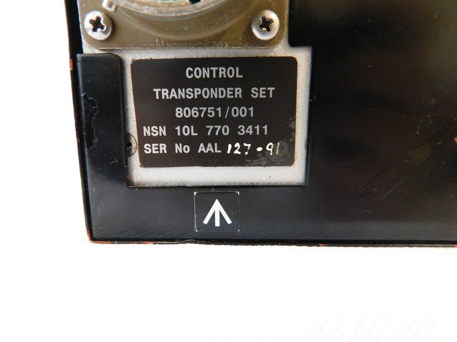 Ex RAF Aircraft MK12 IFF Control Unit Part No 806751/001 1R4D