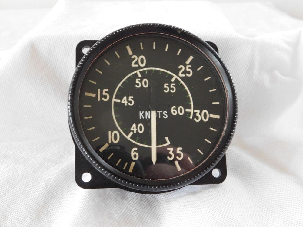 Ex RAF Aircraft MK9M Airspeed Indicator Ref No 6A/4337742 D5C