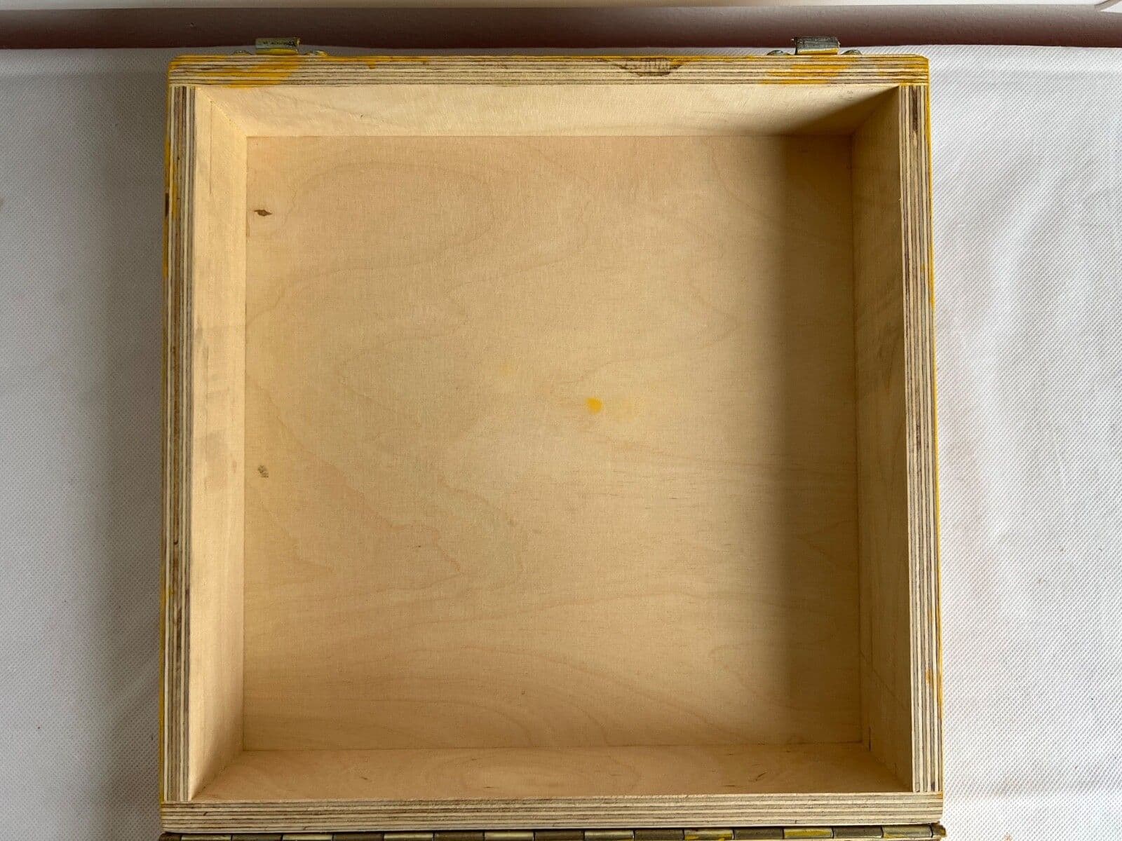 Ex RAF Aircraft Wooden Storage Transport Case 30 x 30 x 15cm D4E