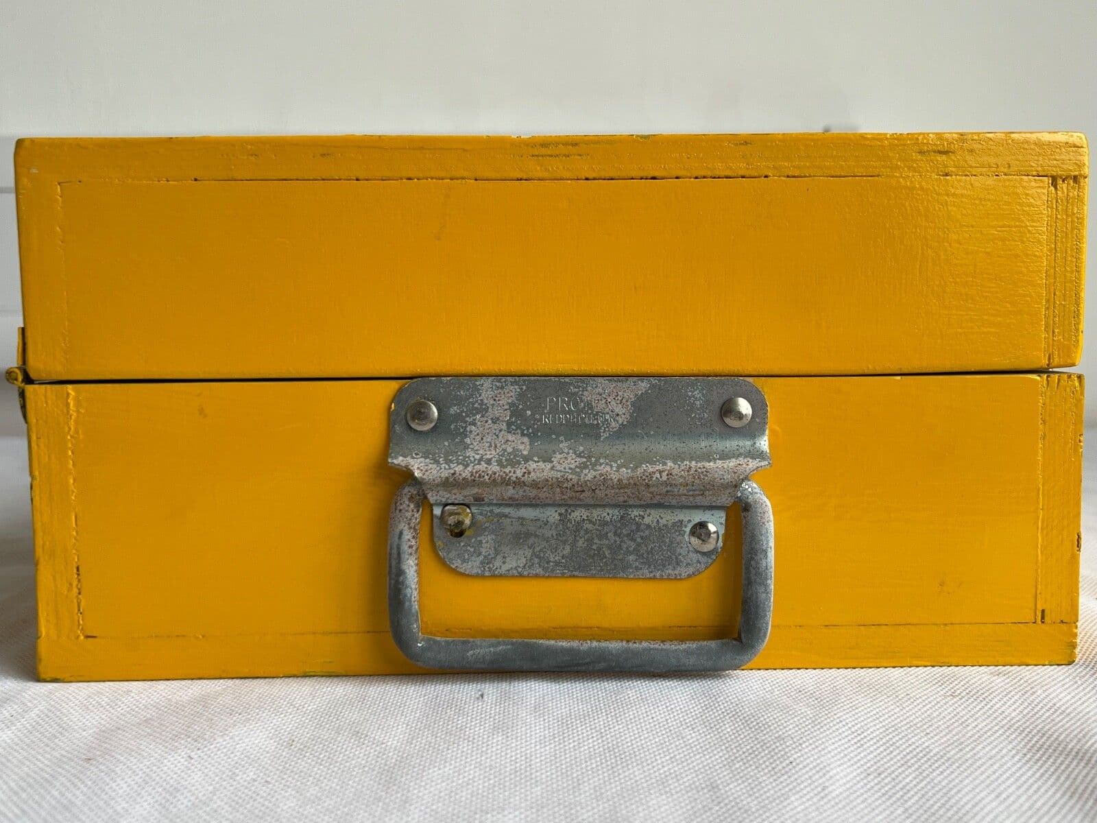 Ex RAF Aircraft Wooden Storage Transport Case 30 x 30 x 15cm D4E