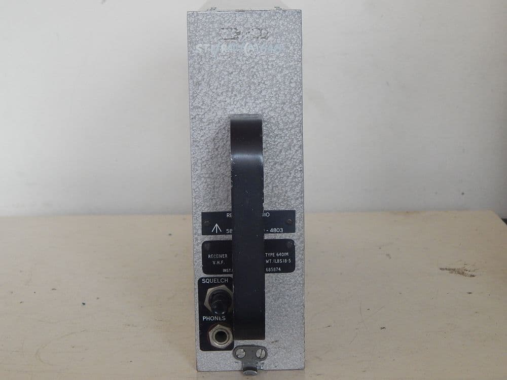 Ex RAF C130 and VC10 Aircraft Marconi VHF Navigation Receiver ILS/VOR GR12A