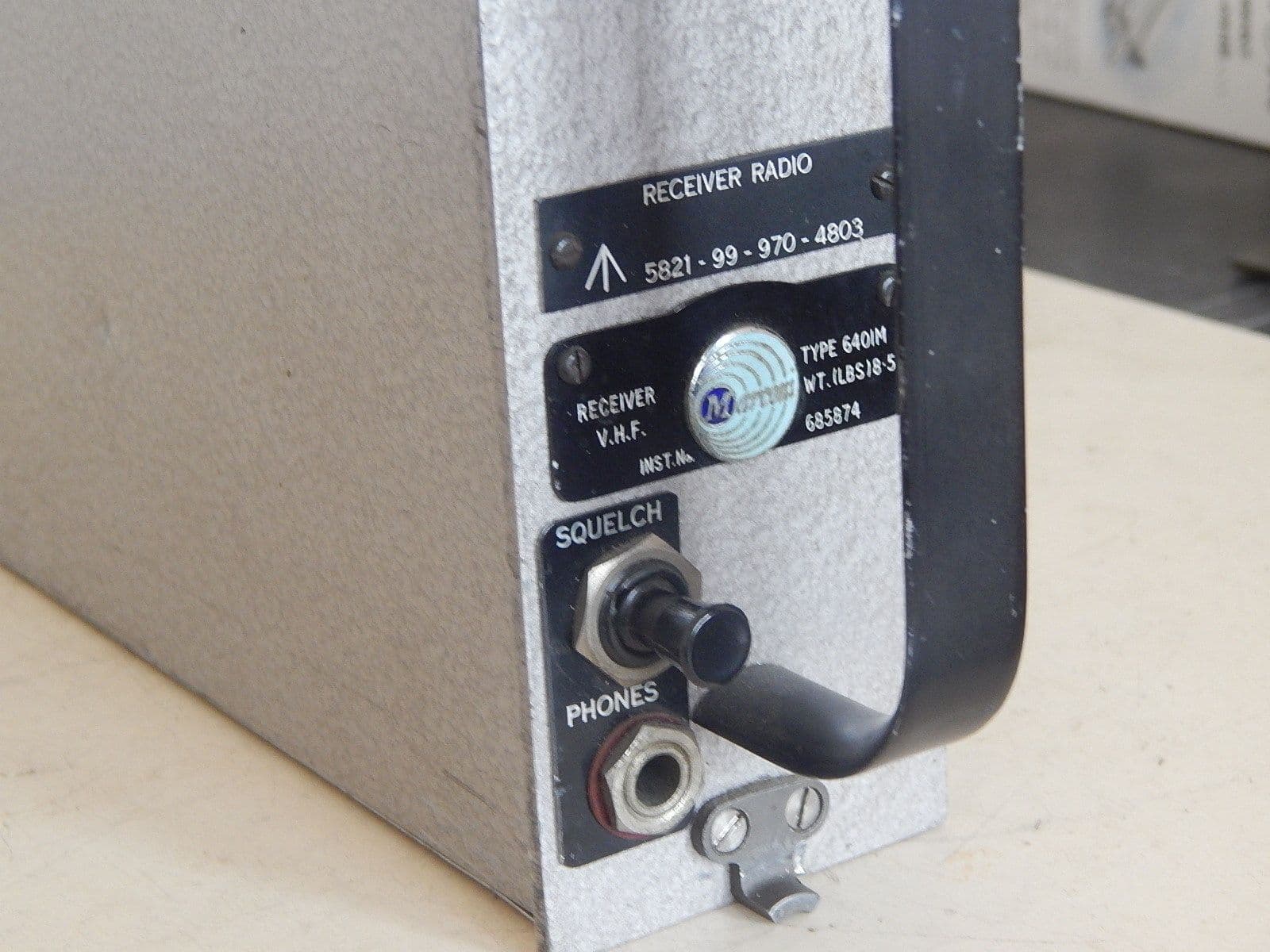 Ex RAF C130 and VC10 Aircraft Marconi VHF Navigation Receiver ILS/VOR GR12A