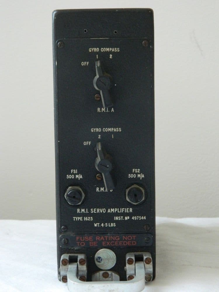 Ex RAF Comet Aircraft ADF-VOR RMI Servo Amplifier Unit Type 1625 1R15B