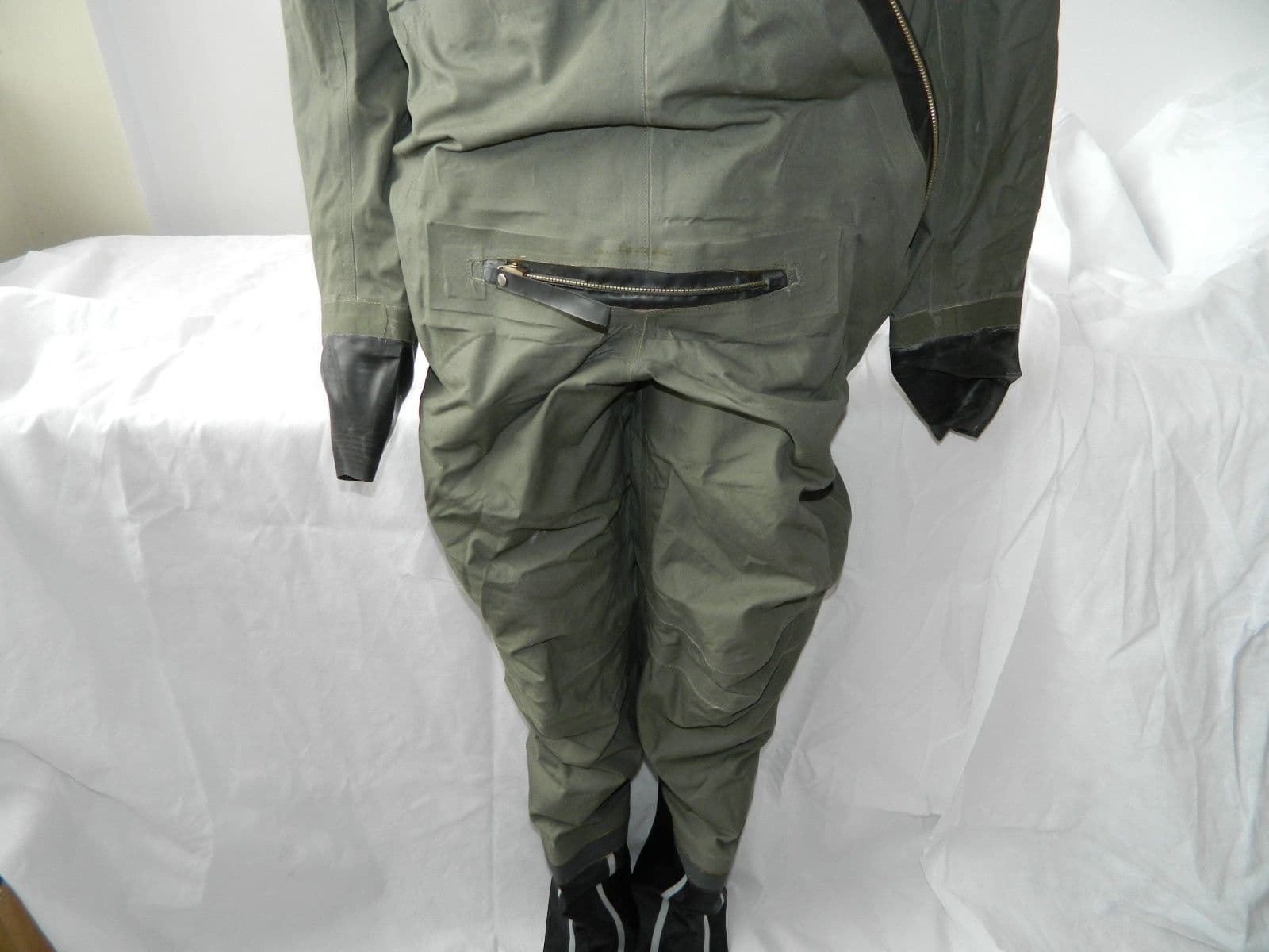 Ex RAF Coverall Immersion Suit MK1 Size 5 Choice of Boot size GR2E