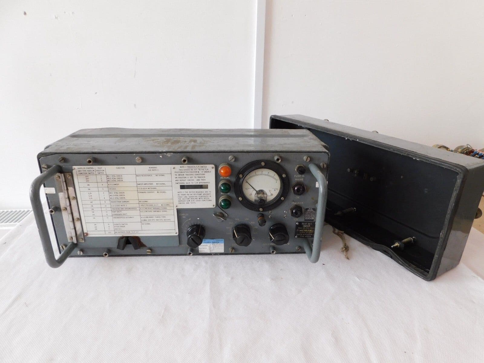 Ex RAF Decca Radar Test Set Type 6047/M PL1