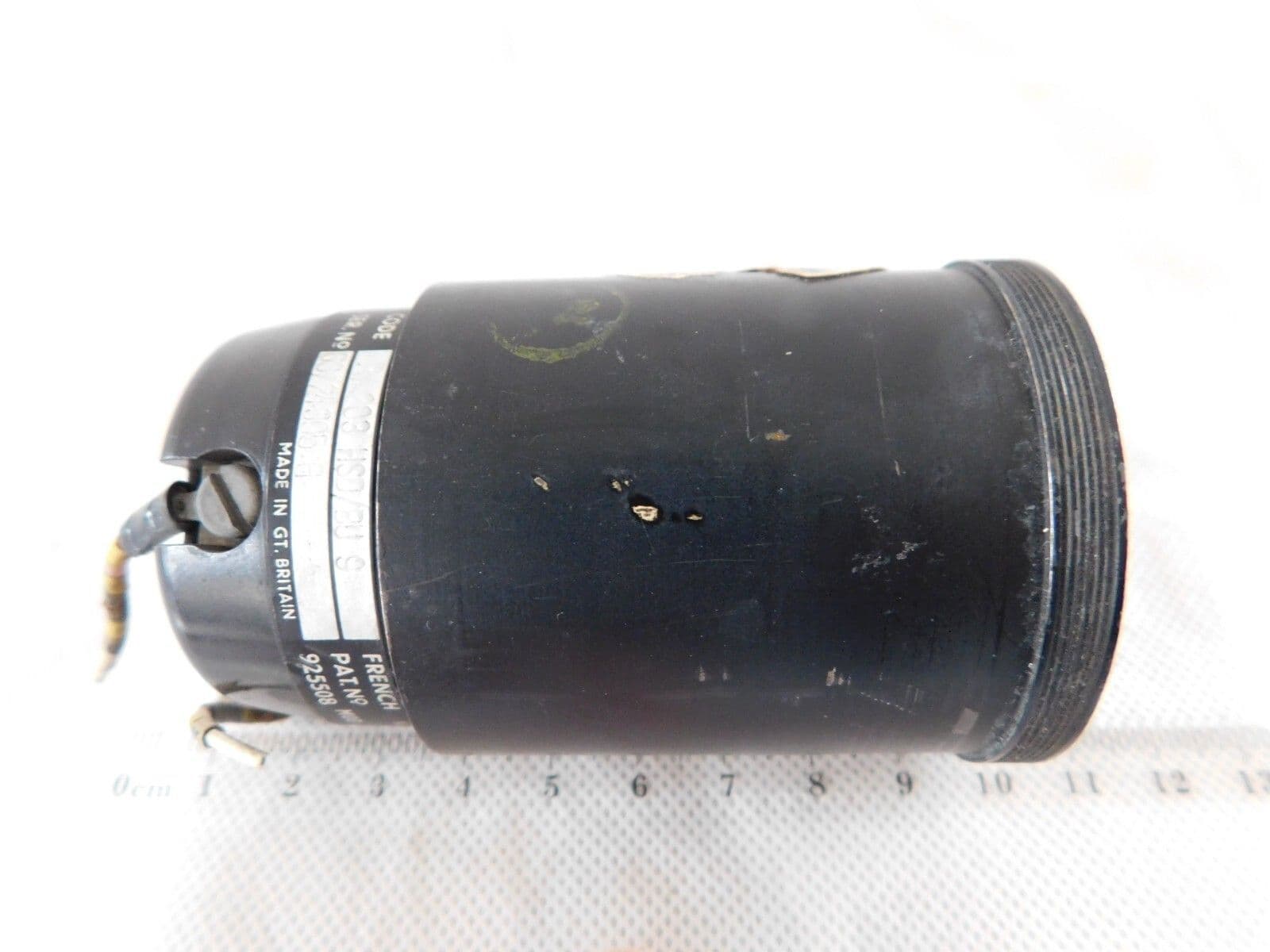 Ex RAF Jet Stream Aircraft Flap Gauge Indicator Part No PW203H5DBU9 D5B