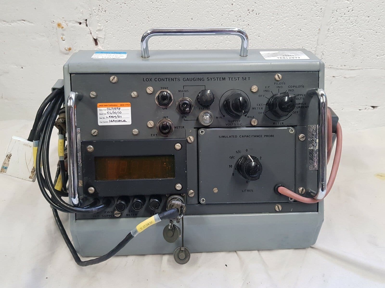 Ex RAF LOX Contents Gauging System Test Set GR5A