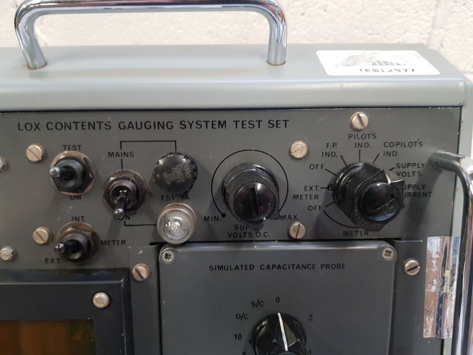 Ex RAF LOX Contents Gauging System Test Set GR5A