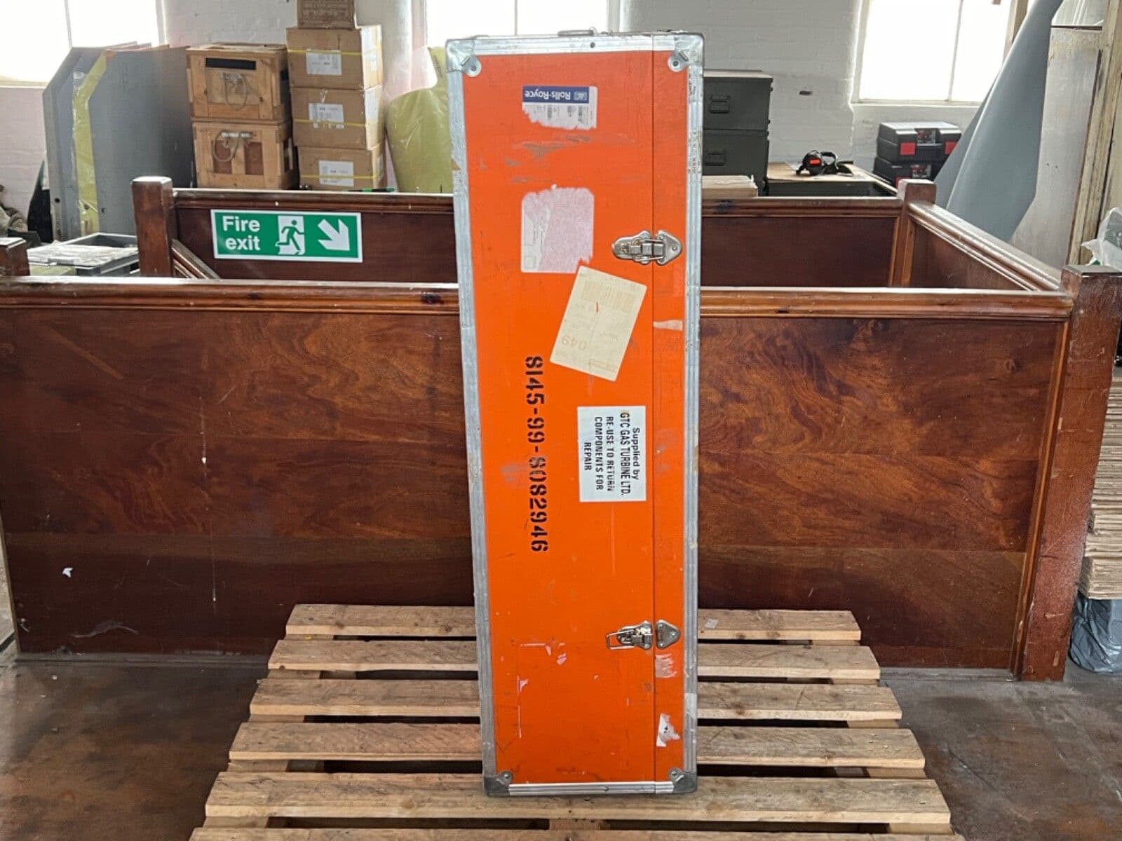 Ex RAF Transport Transit Case With Foam Inside PC3