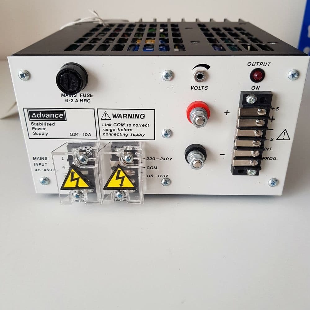 Farnell Advance Stabilised 24V 10A Power Supply PSU 1R13B