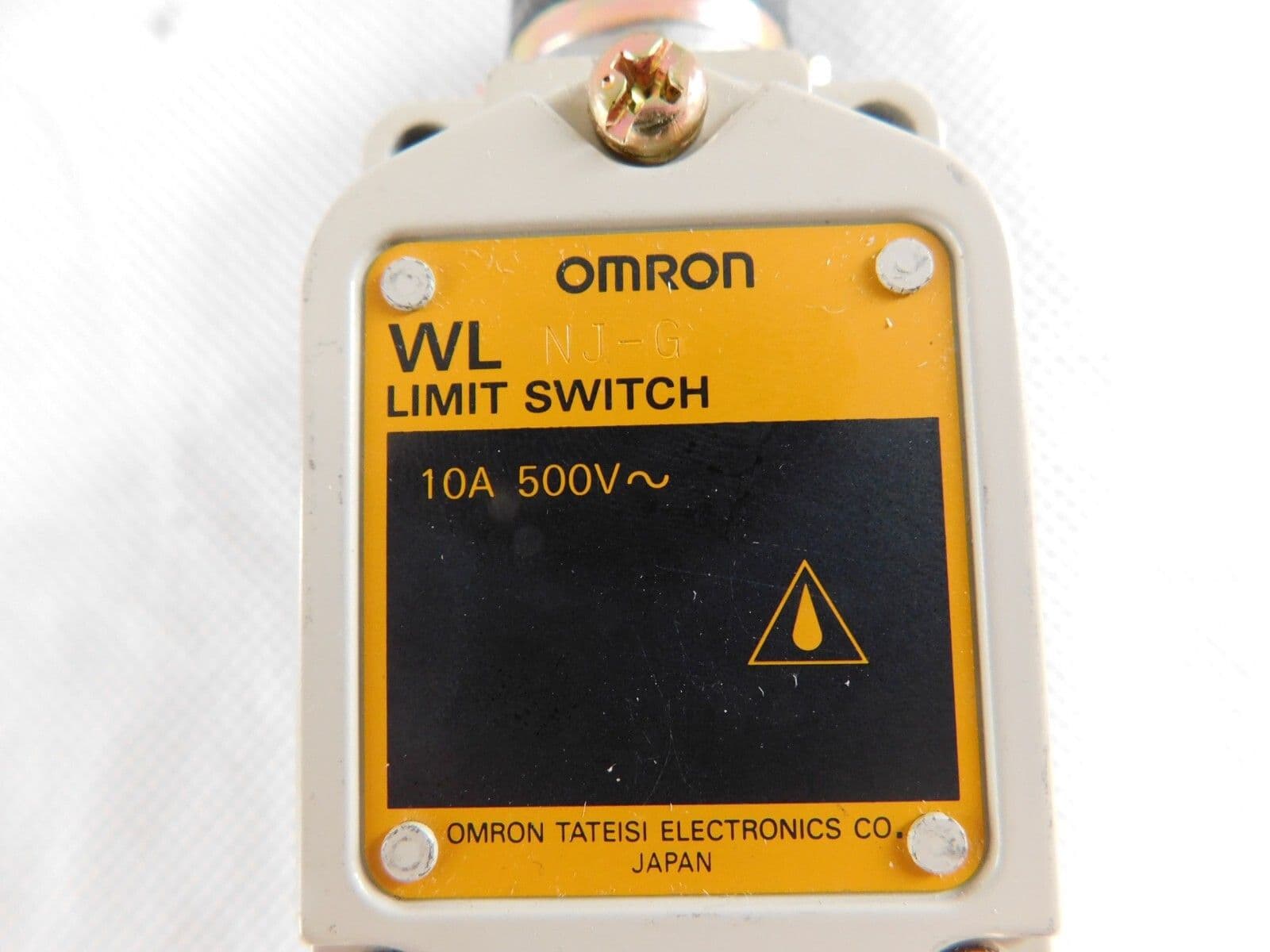 Genuine Omron Coil Spring Limit Switch Type WLNJ-G 10A 500V D5C