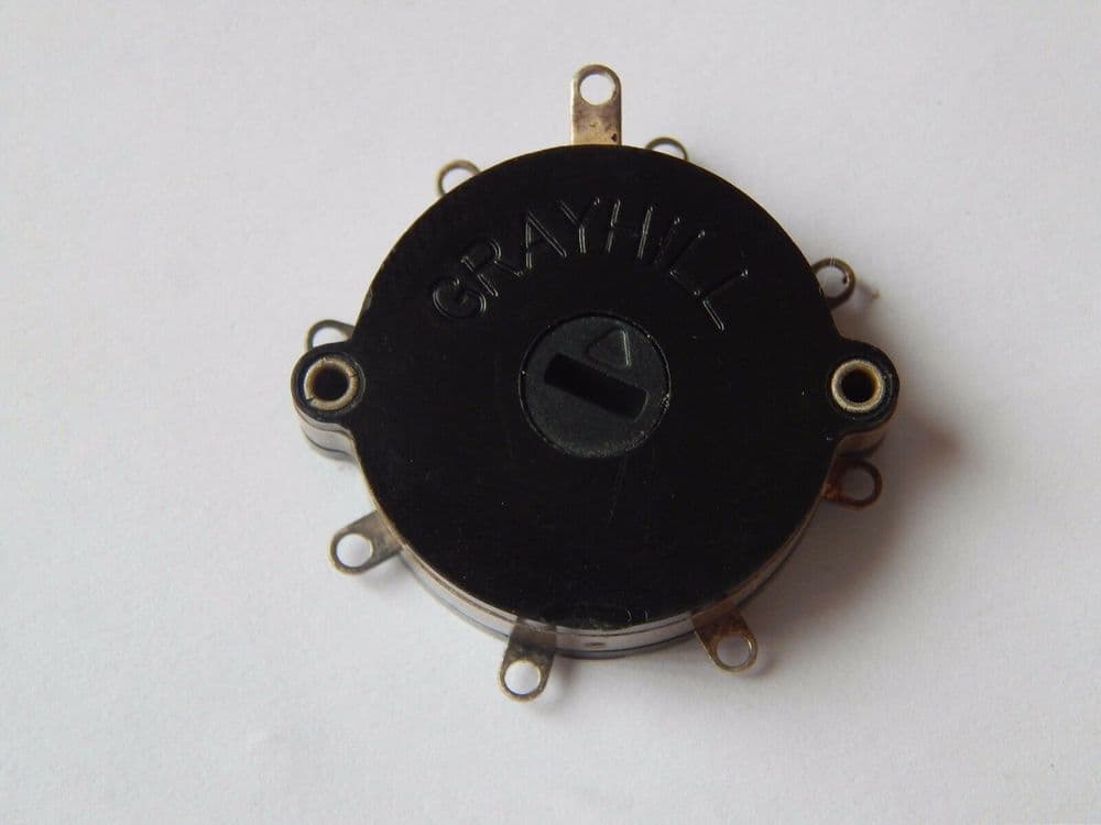 Grayhill Switch Section Rotary 8 Position 1" Diameter 44YY24723 3R1D EC43