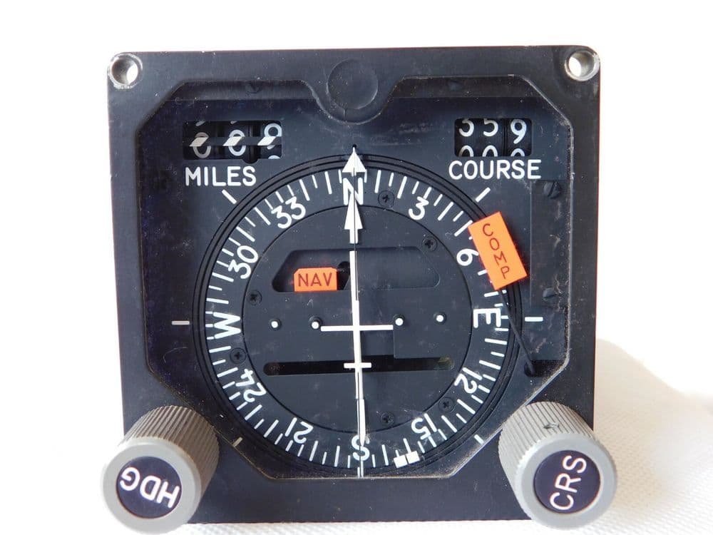 Harrier Aircraft Horizontal Situation Indicator H S I Part No 130500 1R9C