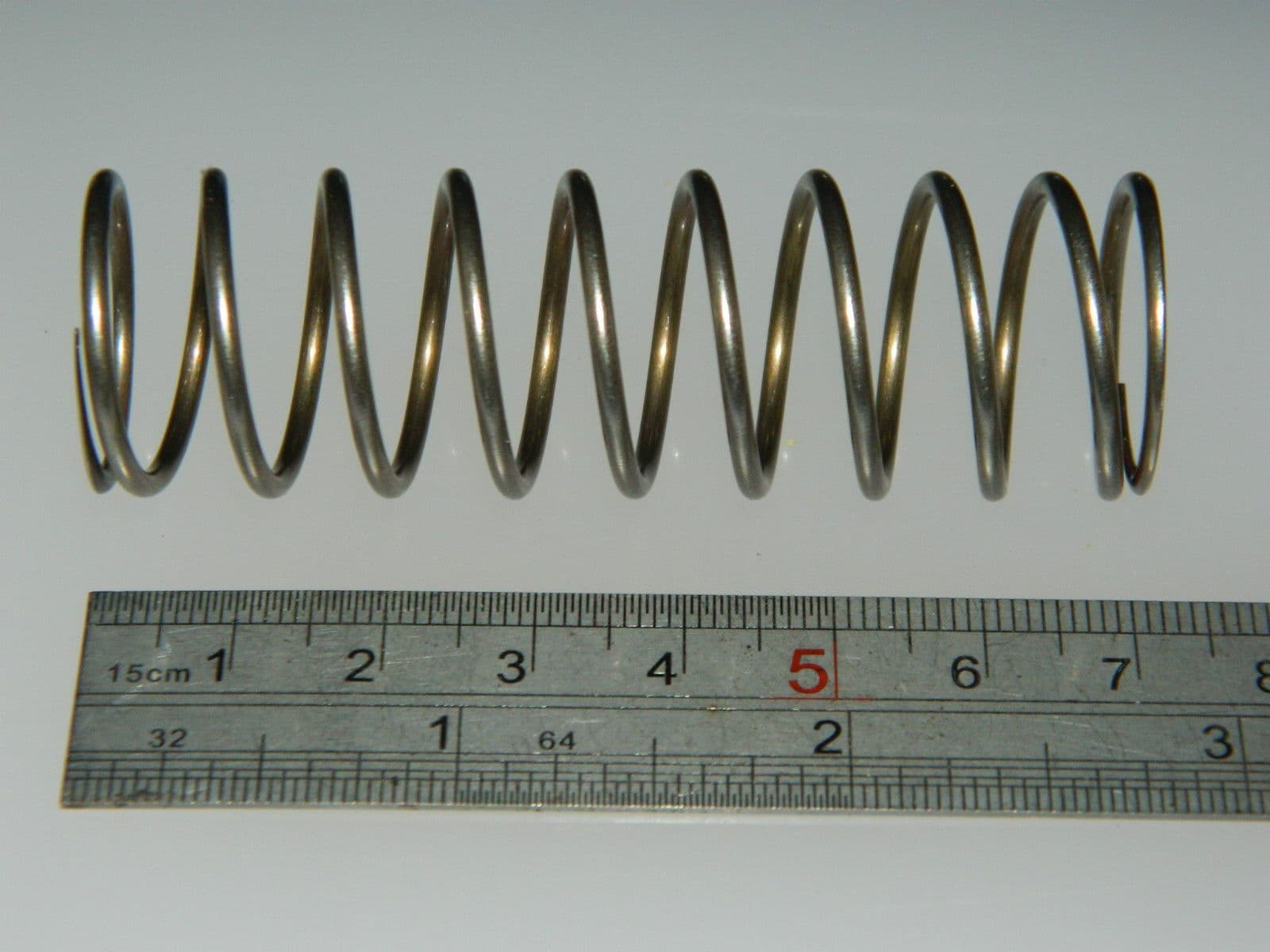 Helical Compression Spring Stainless Steel Length 70mm Diameter 23mm H2