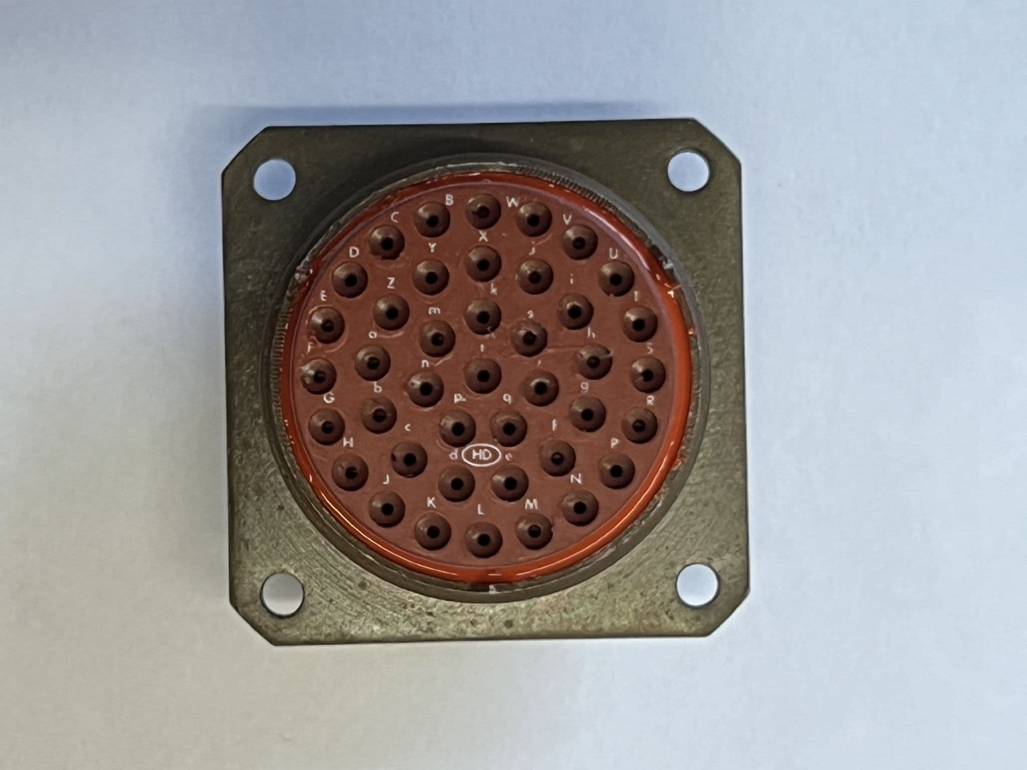 Hellermann Deutsch Ltd Genuine Bulkhead 41 Pin Connector With 45 Male ...