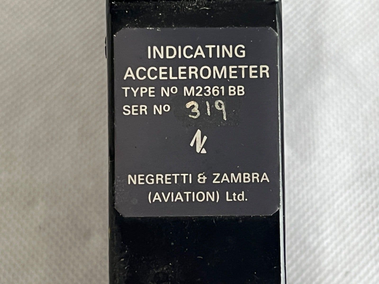 Jaguar Aircraft Indicating Accelerometer From XZ391 D5D