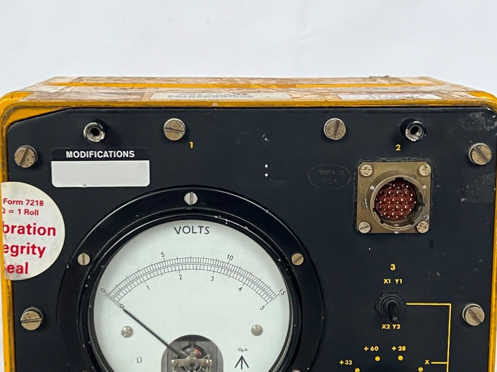 Jaguar Aircraft Voltage Test Set Monitor 4920-99-117-1229 D4E