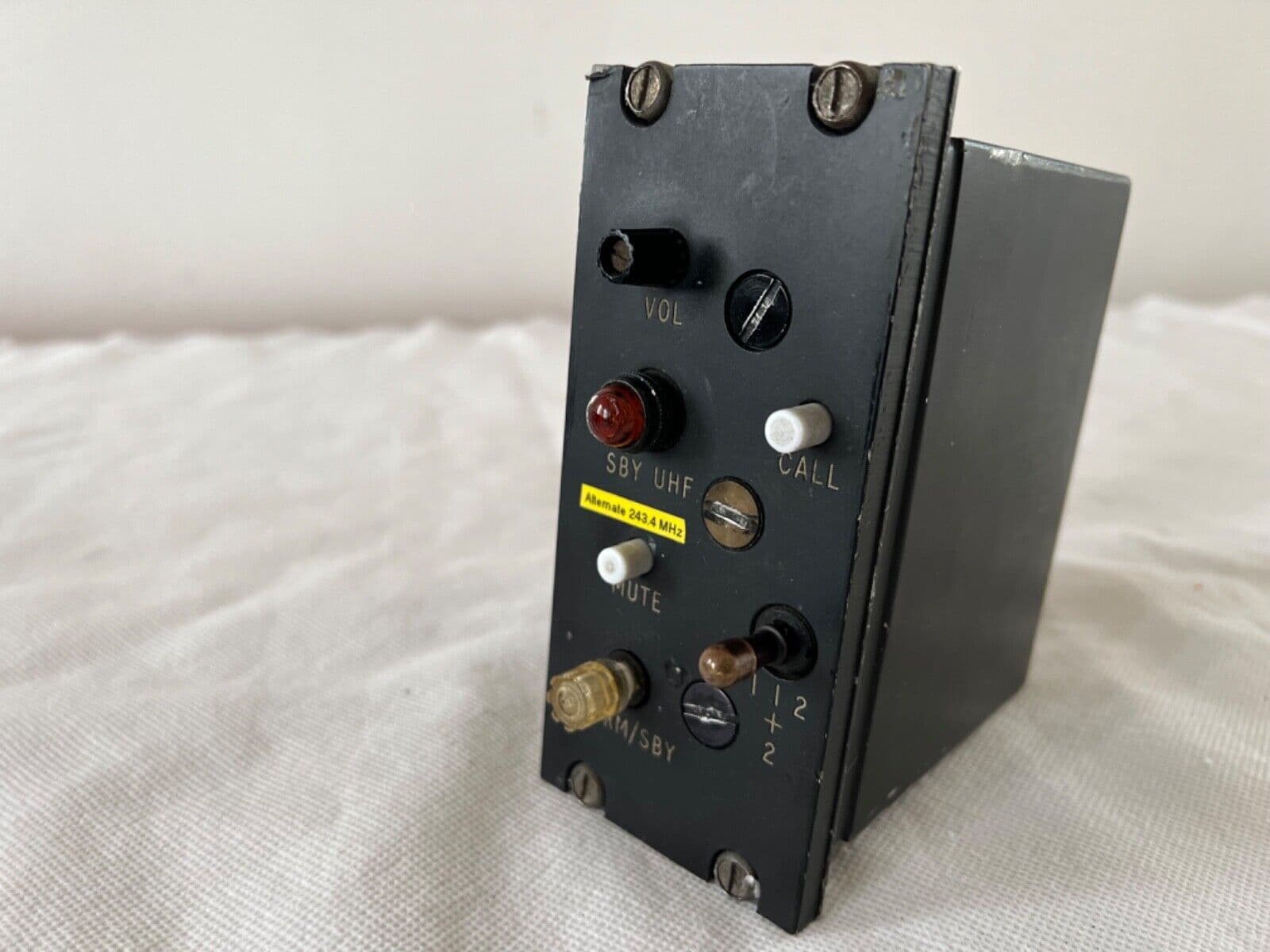 Jaguar T2 Aircraft Rear Cockpit Radio Selector Unit ERSU From ZB615 D5C