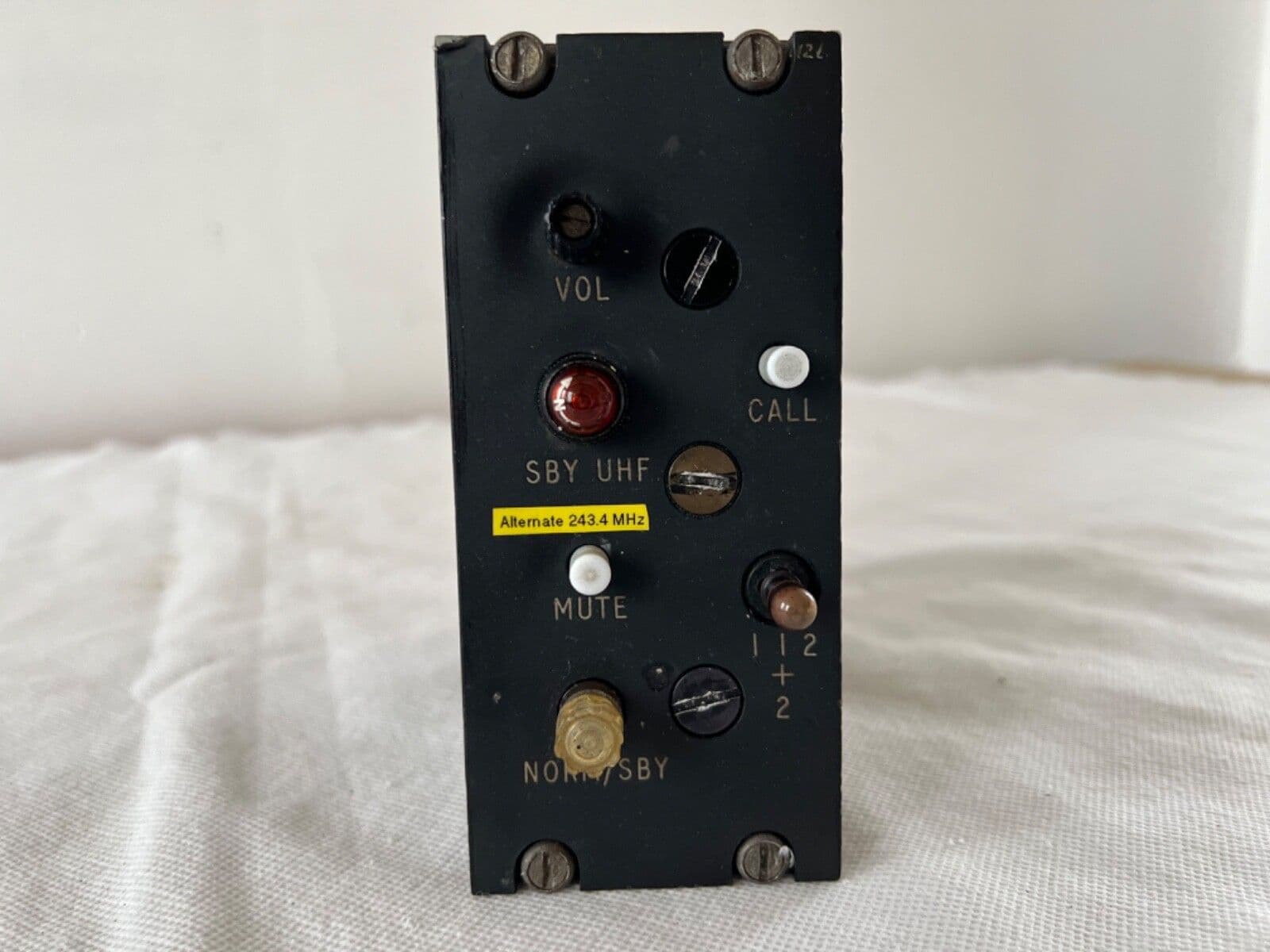 Jaguar T2 Aircraft Rear Cockpit Radio Selector Unit ERSU From ZB615 D5C