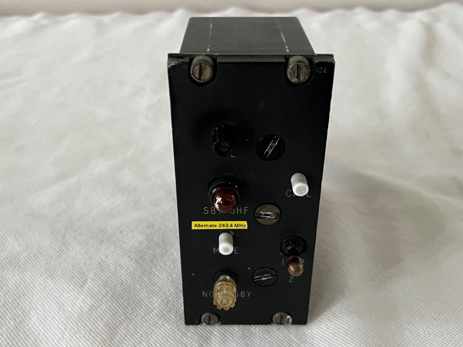 Jaguar T2 Aircraft Rear Cockpit Radio Selector Unit ERSU From ZB615 D5C