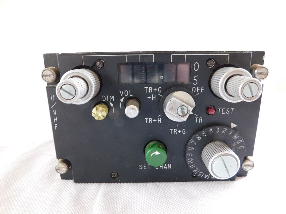 Jetstream T2 Aircraft Radio Station Control Unit From XX481 D5C