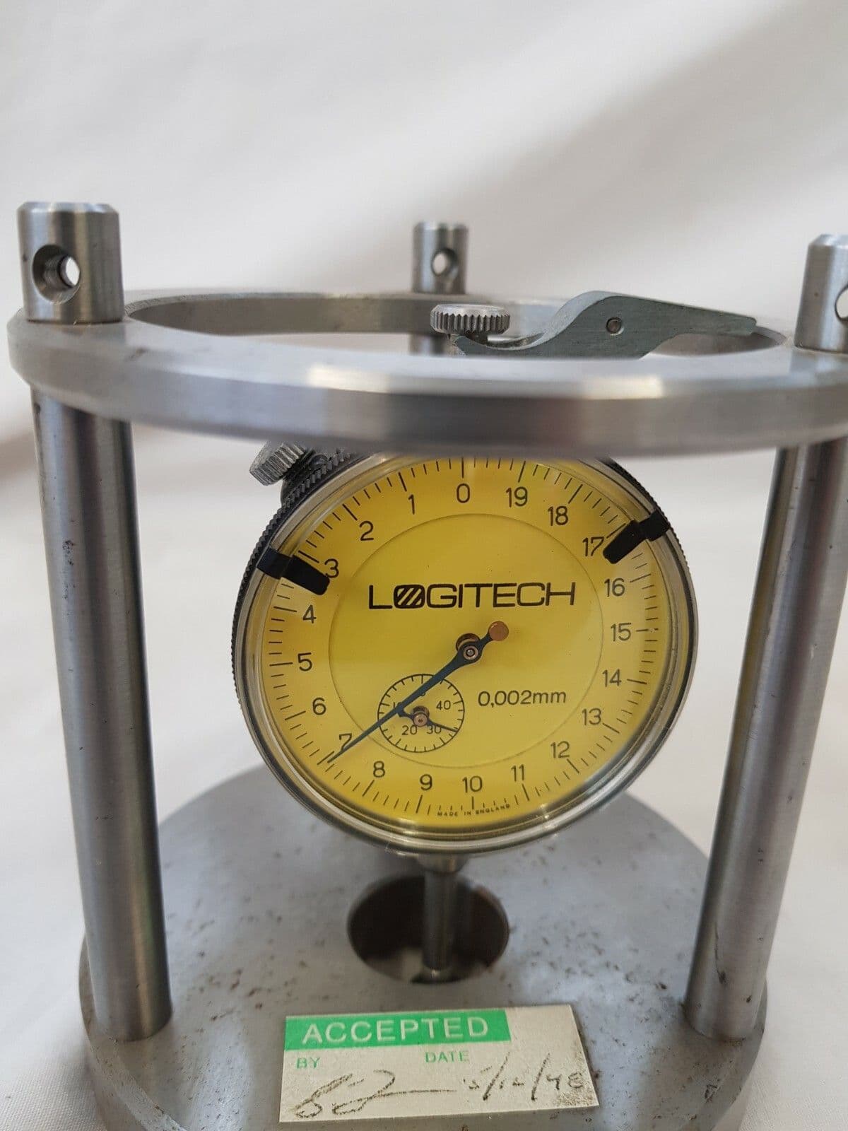 Logitech 1SDG1 Flat Polishing Fixture with Dial Gauge GR7C
