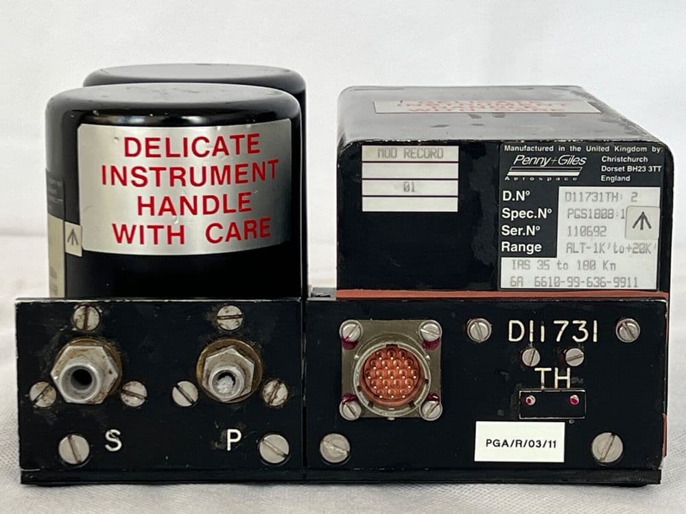 Lynx AH9 Helicopter Air Data Unit From ZG886 D5D