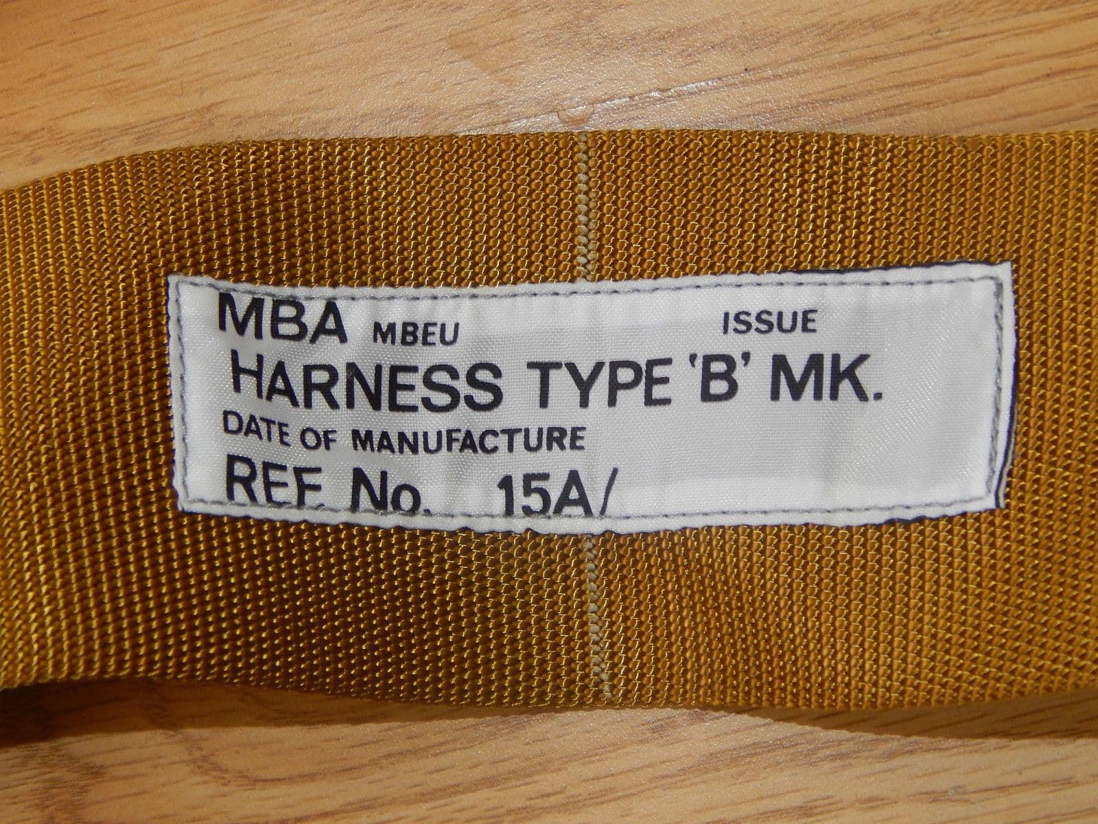 Martin Baker Aircraft Ejection Seat Harness Sub Assembly 1R11E
