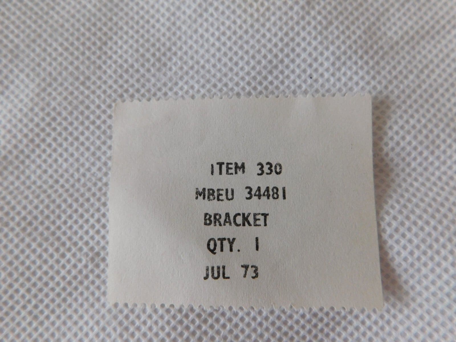 Martin Baker Ejection Seat MBEU 34481 Bracket D4D