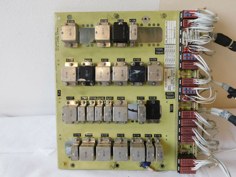 Merlin Helicopter PL4 Relay Panel Assembly 1R5D