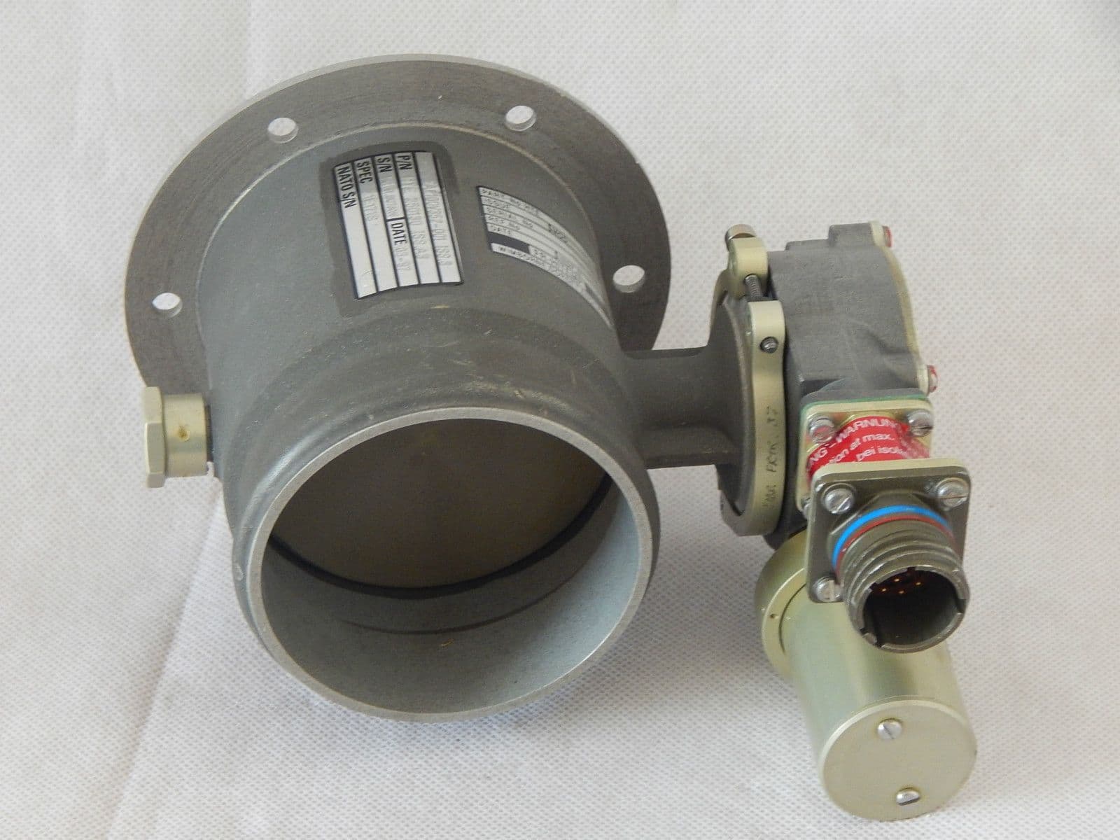 Merlin Helicopter Shut Off Valve Type FR-HITEMP with Actuator 1R10A