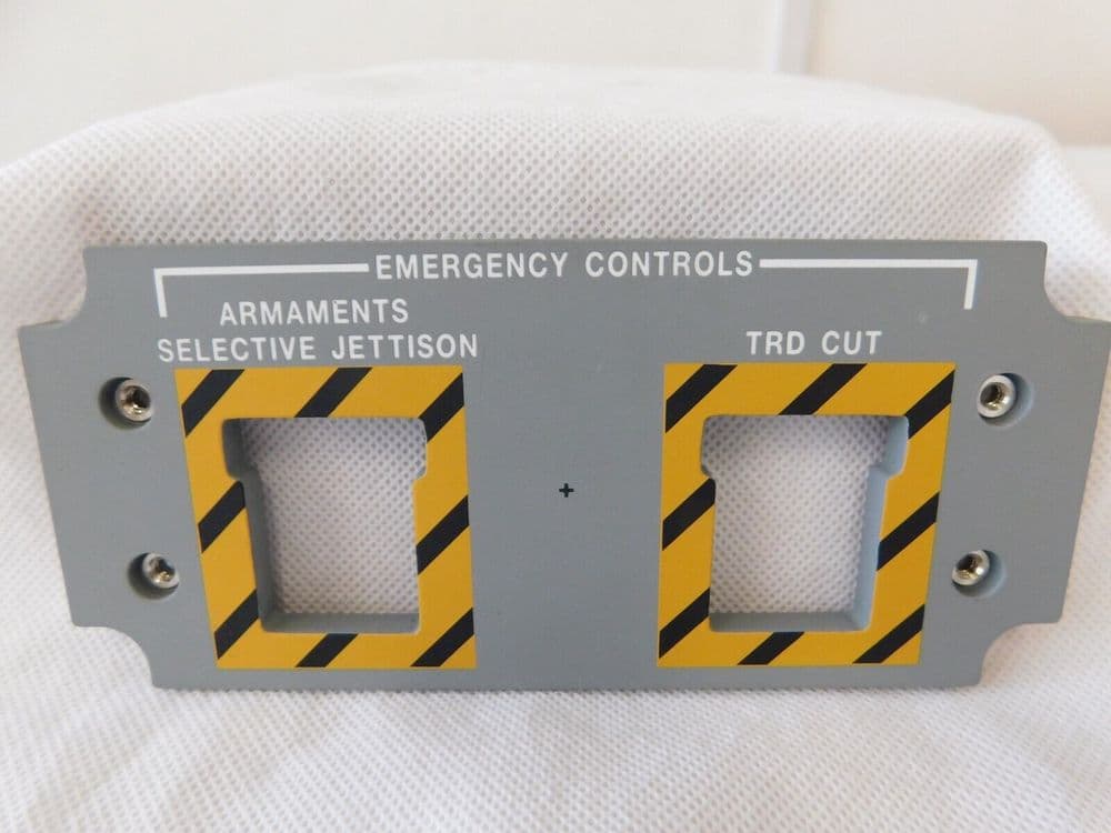 Nimrod Aircraft Cockpit Emergency Controls Cover Panel D4C