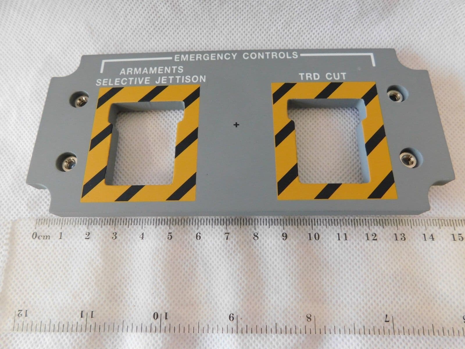 Nimrod Aircraft Cockpit Emergency Controls Cover Panel D4C