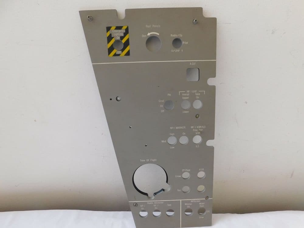 Nimrod Aircraft Cockpit Plastek Panel Part No 6M4F7715A 1R1E