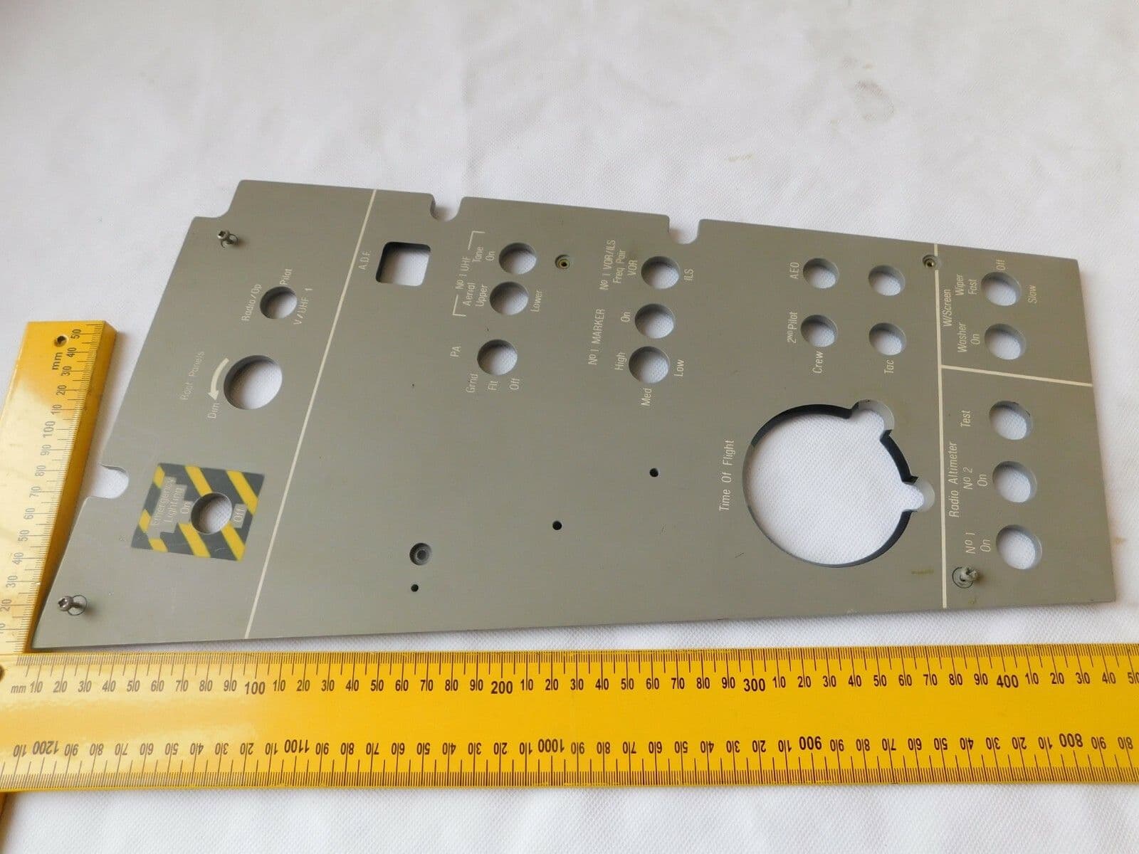 Nimrod Aircraft Cockpit Plastek Panel Part No 6M4F7715A 1R1E