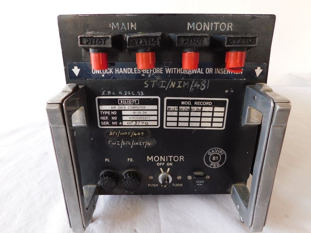 Nimrod Aircraft Mechanical Air Data Computer From XV244 PL26