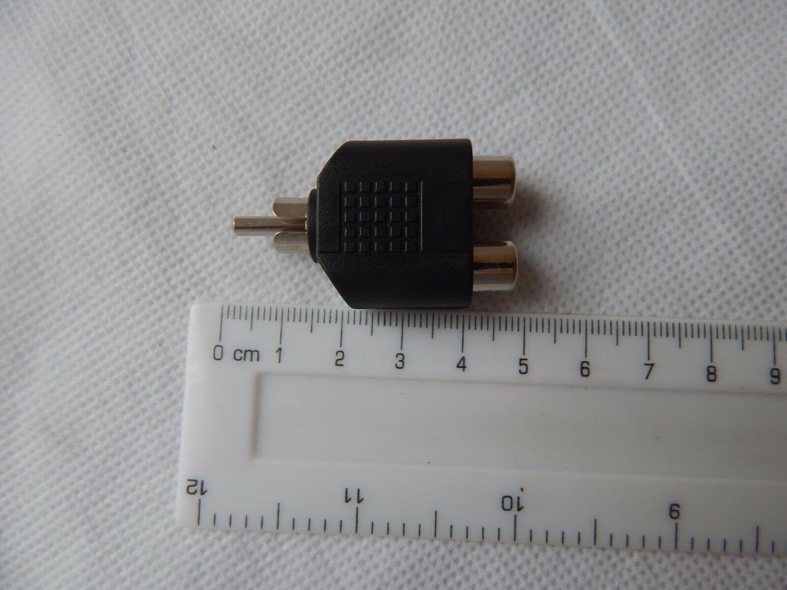 Pair of RCA Phono Plug and Socket Splitters 1M to 2F and 1F to 2M 3R1D EC43