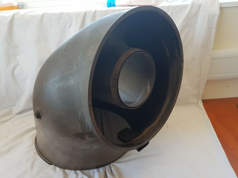 Puma Helicopter Gas Turbine Engine Exhaust Duct & Cone From XW236 GR7E