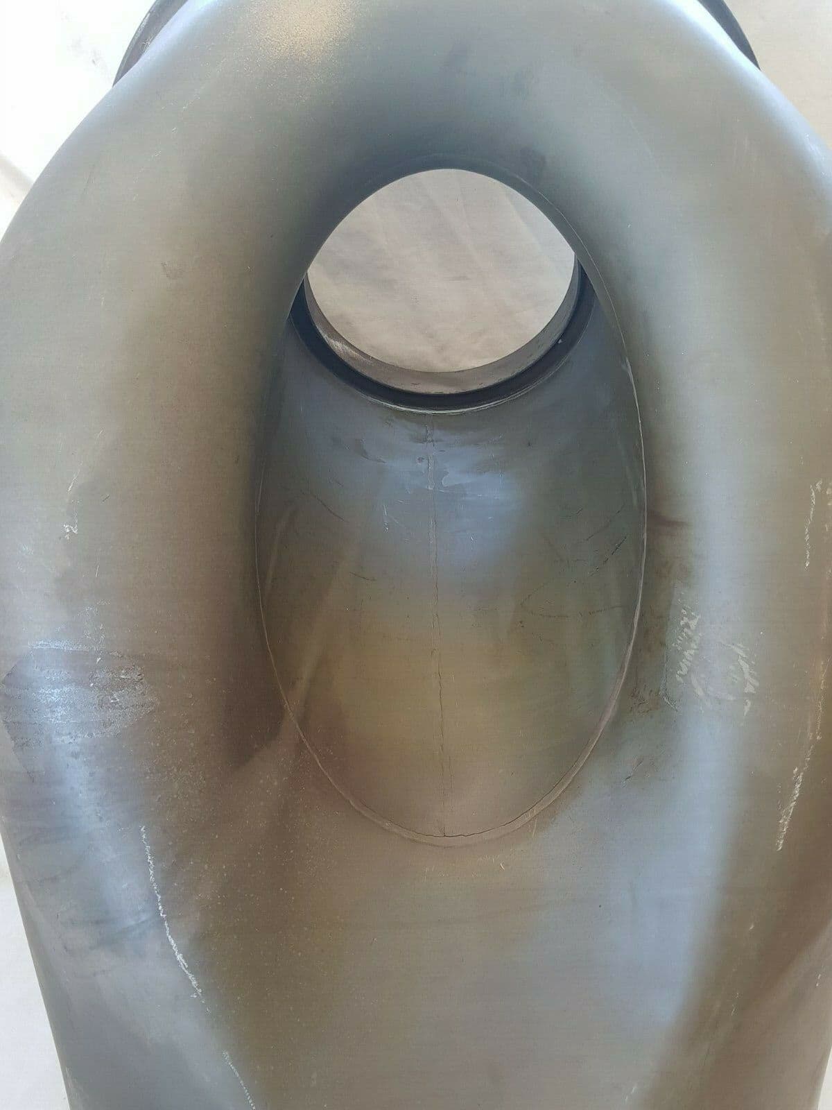 Puma Helicopter Gas Turbine Engine Exhaust Duct & Cone From XW236 GR7E