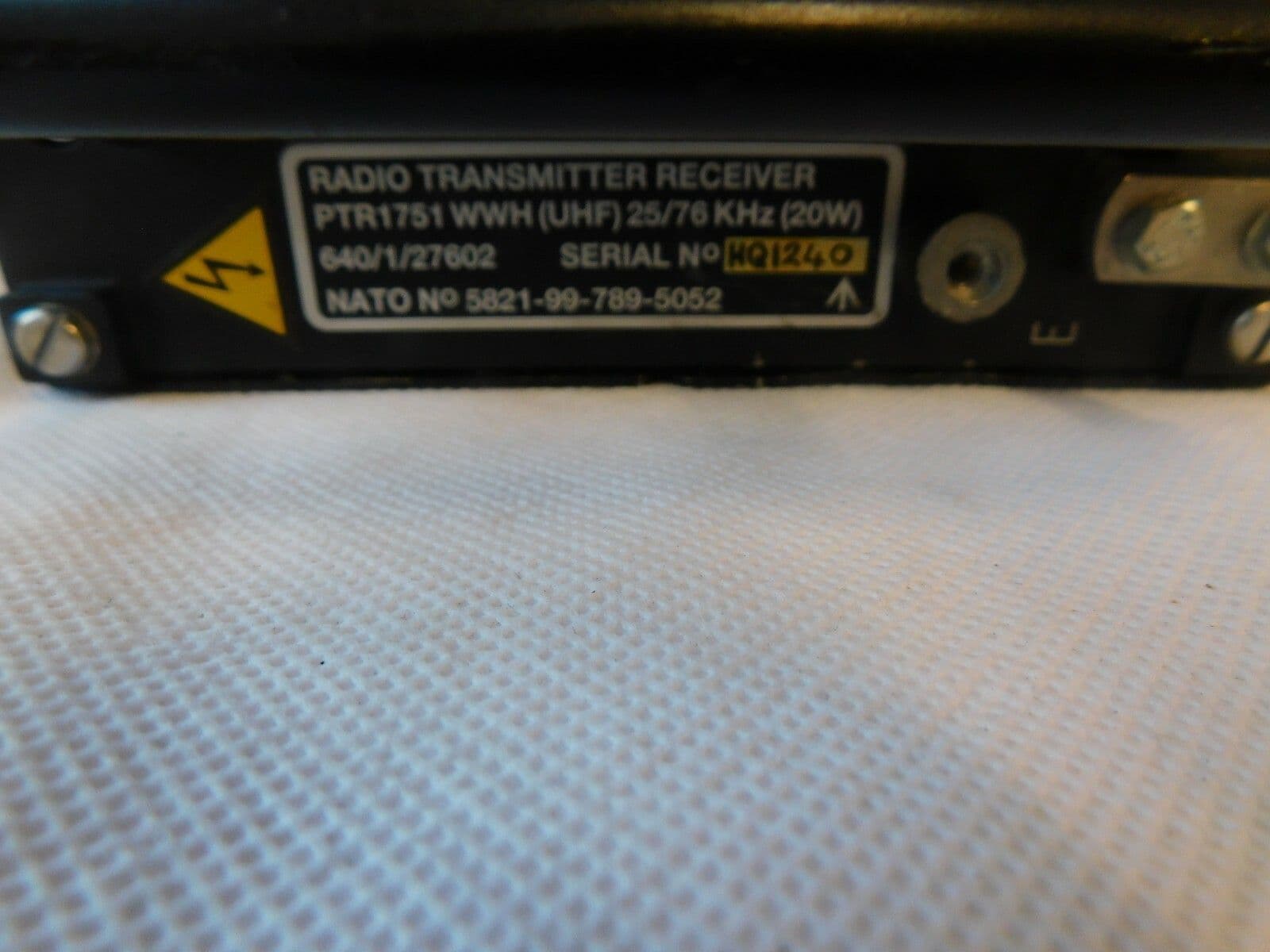 Puma Helicopter PTR1751 Radio Transmitter Receiver From XW222 1R5D